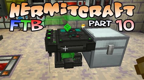 Hermitcraft FTB Monster Part 10 Modular Powersuits Armor YouTube