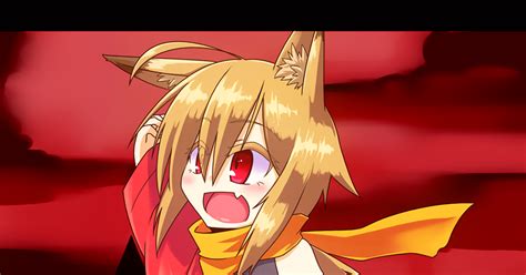 嵐魔一党】 【pft】碧狸 紅狐【フリー】 六輝のイラスト Pixiv