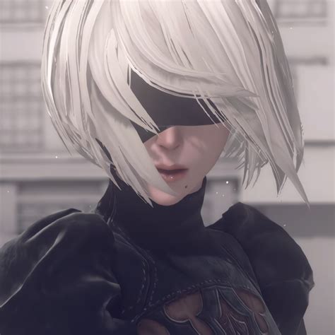 Pin On Pfps Icons Nier Automata 2b Nier Autómata Book Cover Art