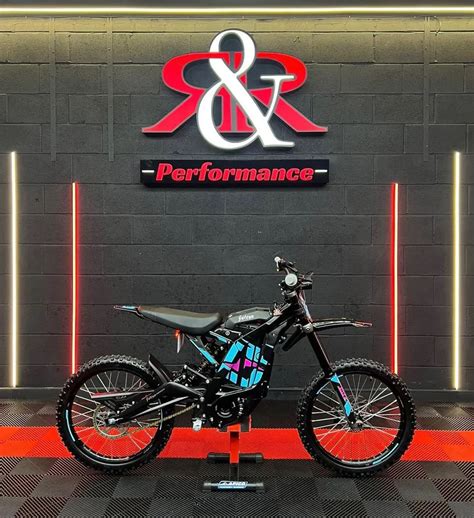 Custom Sky Blue 2023 Surron Light Bee 60v For Sale Randr Performance Llc