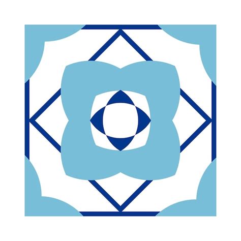 Premium Vector Square With Geometric Pattern