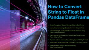 Pandas Convert Column To Float In DataFrame Spark By Examples