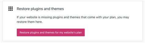 Restore Plugins And Themes Support