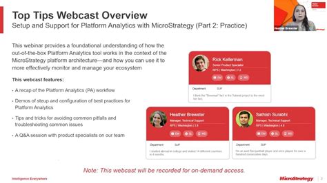 Top Tips Setup And Support For Microstrategy Platform Analytics Part