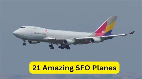21 Unbelievable Takeoffs And Landings At Sfo Plane Spotting Including