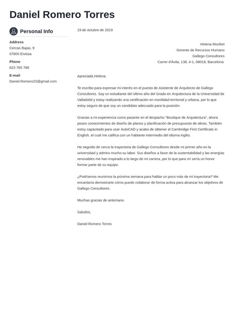 Ejemplo De Carta De Presentacion Reverasite Porn Sex Picture
