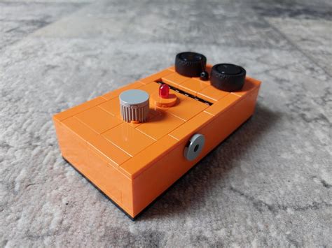 Lego Moc Guitar Pedal With Storage Inside By Lackedmushroom0