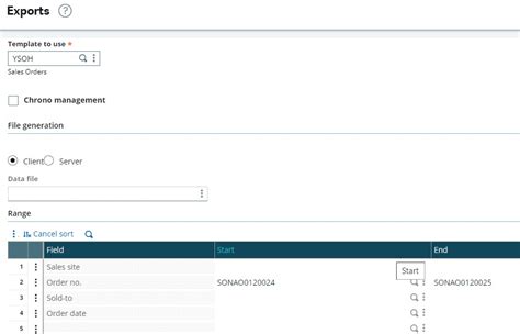 how to export static values using template in sage x3 sage x3 tips