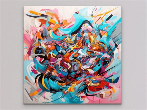 Bittersweet Symphony Modern Abstract Illustration Of Vivid Multi