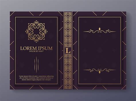 Premium Vector Ornamental Book Cover