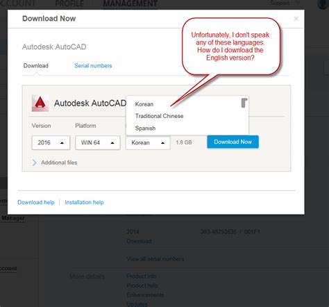 Solved Download 2016 But English Is Not Available Autodesk Community