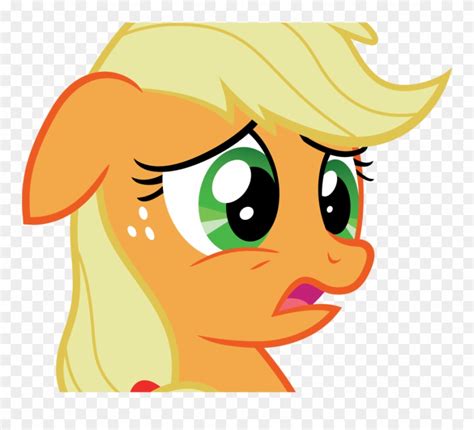 Applejack Scared Clipart Pinclipart