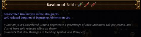 Poe Bastion Of Faith Anoint Path Of Exile