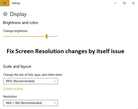 Fix Screen Resolution Changes By Itself Techcult