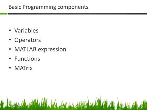 Matlab Introduction Ppt