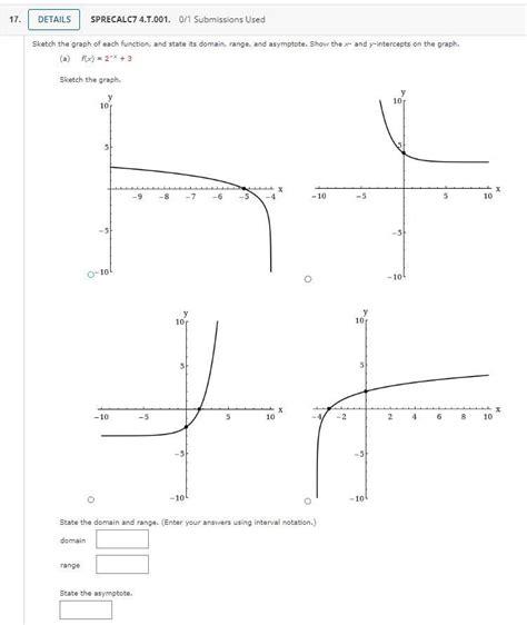 Solved Sketch The Graph Of Each Function And State Its