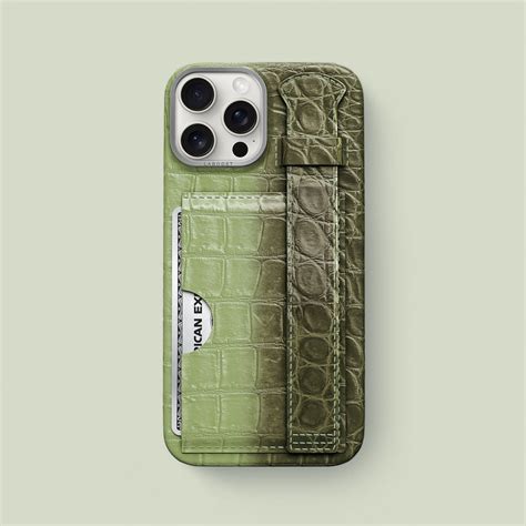 Cardholder Strap Case Celadon Green For iPhone 16 Pro Max In Himalayan ...