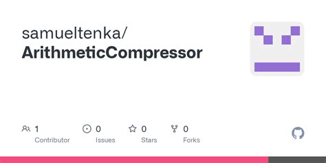 GitHub Samueltenka ArithmeticCompressor