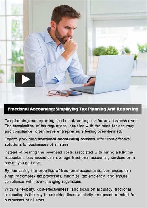 PPT Fractional Accounting Simplifying Tax Planning And Reporting PowerPoint Presentation