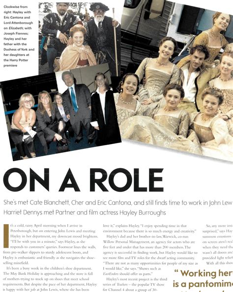 Meeting Actress And Partner Hayley Burroughs John Lewis Memory Store