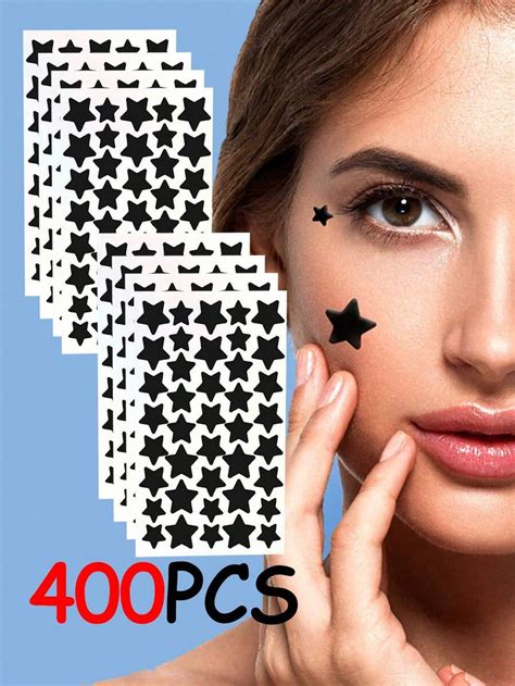 400 200 40 Pcs Face Star Stickers Suitable For Holiday Party