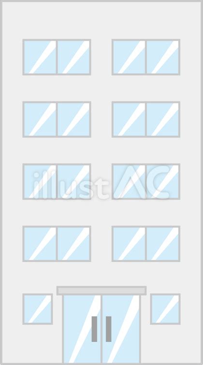 ビルイラスト No 330204無料イラストフリー素材ならイラストAC