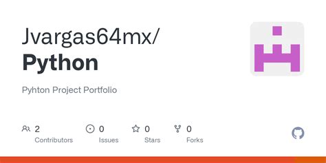 Github Jvargas Mx Python Pyhton Project Portfolio