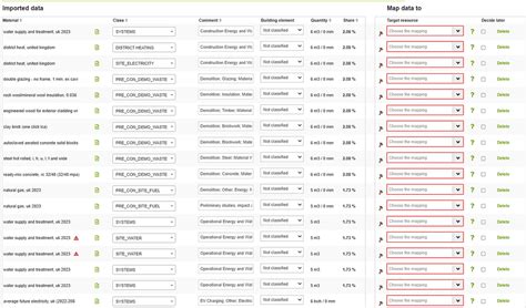 RICS 2nd Edition Excel Upload RICS GLA One Click LCA Community