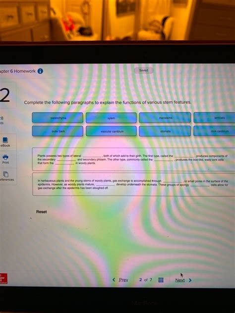 Solved Apter 6 Homework Complete The Following Paragraphs To