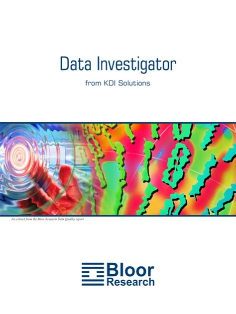 KDI Data Investigator Bloor Research
