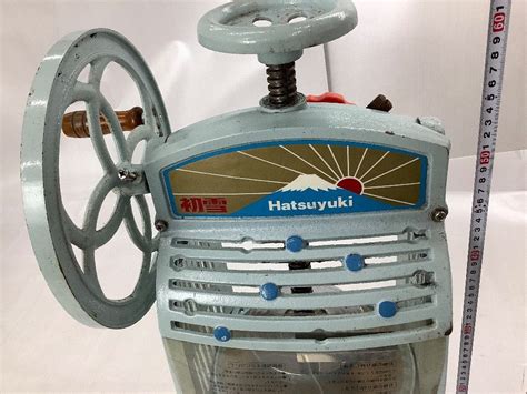Yahooオークション 中部コーポレーション 昭和レトロ かき氷機 初雪