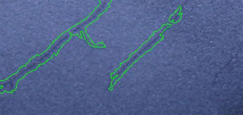 Opencv Detecting Scratch On Image With Much Noise Stack Overflow