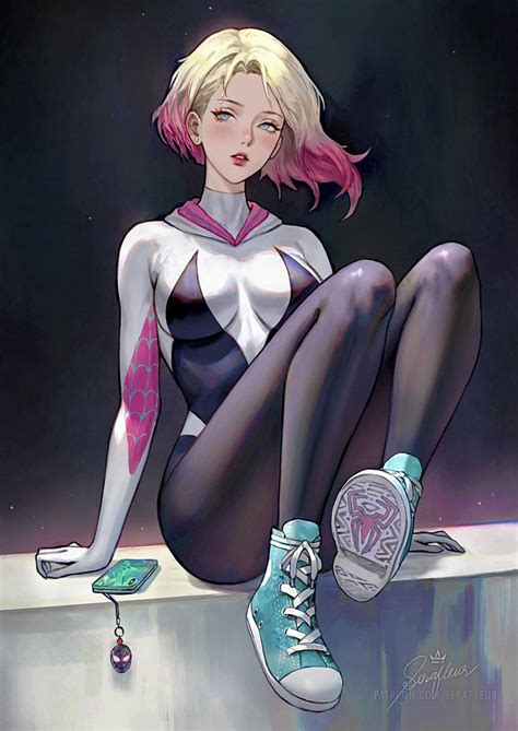 Gwen Stacy Art By Serafleur Rspidergwen