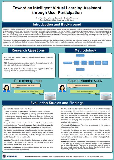 Poster Toward An Intelligent Virtual Learning Assistant Through User