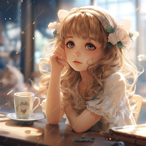 Premium Ai Image Beautiful And Cute Anime Girl Innocent Anime Teenage
