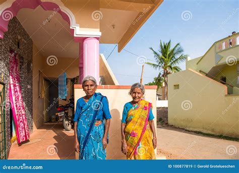Puttaparthi Andhra Pradesh India July 9 2017 Portrait Of Two