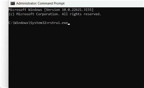 System Restore From Command Prompt Windows Ways