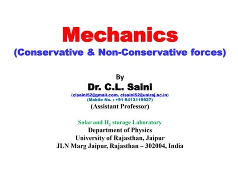 Conservative And Non Conservative By Dr Cl Sainipptx