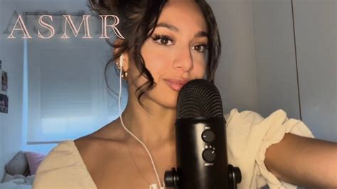 ASMR | cupped whisper ramble + mic scratching - YouTube
