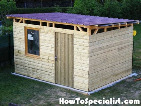 DIY Lean To Garden Shed HowToSpecialist How To Build Step By Step DIY Plans Building A