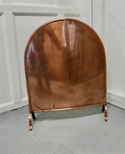 Antiques Atlas Art Nouveau Decorative Copper Fire Screen