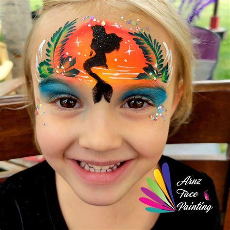 5 Beautiful Mermaid Face Paint Ideas Face Paint Shop Australia