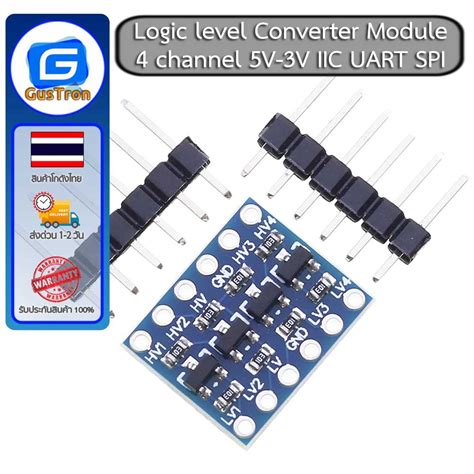 Logic Level Converter Module 4 Channel 5V 3V IIC UART SPI Shopee Thailand