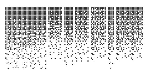 Dissolved Filled Square Dotted Vector Icon With Disintegration Effect