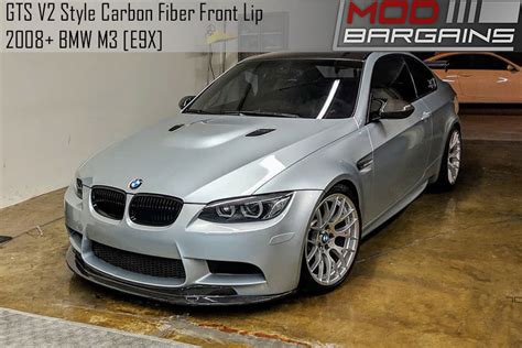Gts V2 Style Carbon Fiber Front Lip For 2008 Bmw M3 E9x Bmfs9267