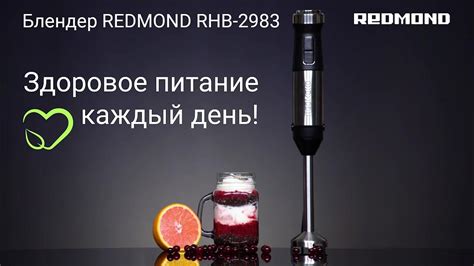 Блендер «3 в 1» REDMOND RHB-2983 - YouTube
