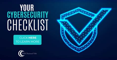 Safe Tipsheet Your Cybersecurity Checklist Wfg National Title