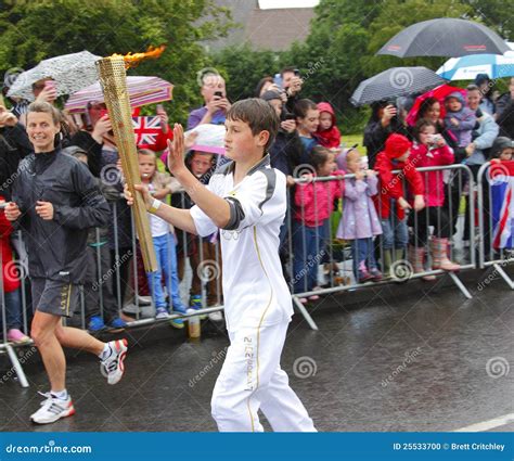 Olympic Torch Relay Editorial Image Image Of Young United 25533700