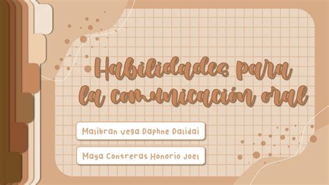 SOLUTION Habilidades Para La Comunicaci N Oral Studypool