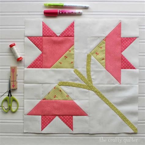 Easy Flower Quilt Block Best Flower Site